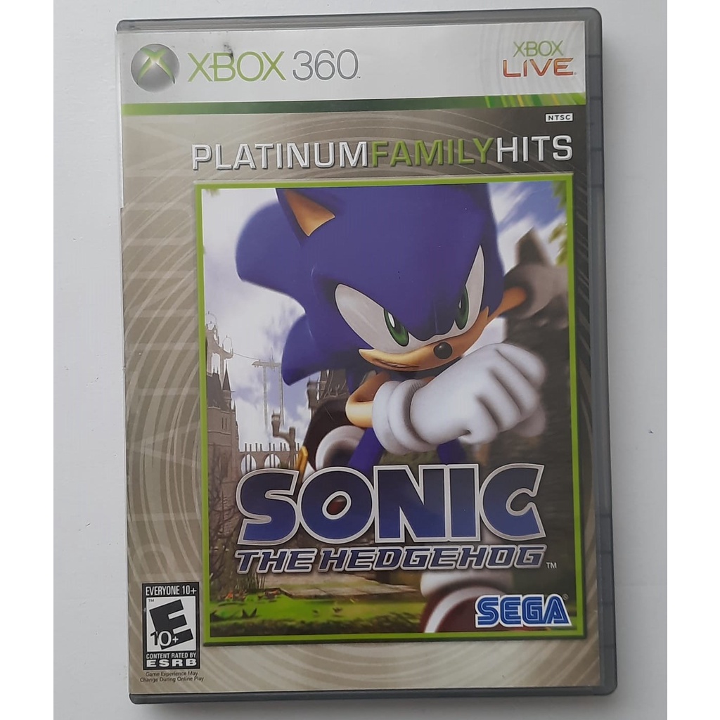 Sonic The Hedgehog Xbox 360 Jogo Original Em Mídia Física | Shopee Brasil
