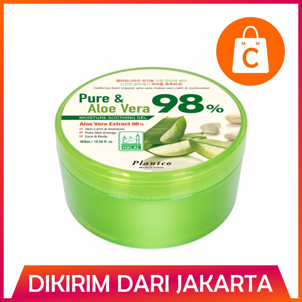 C-mart Gel Aloe Vera Para Planta Halal Pura E Aloe Vera / Umidade ...