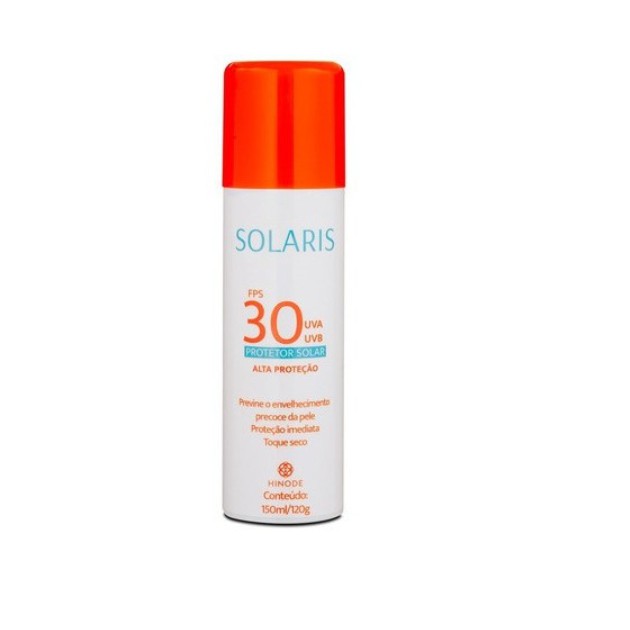 Protetor Solar Spray Fps 30 Uva Uvb Solaris Aerosol Hinode | Shopee Brasil