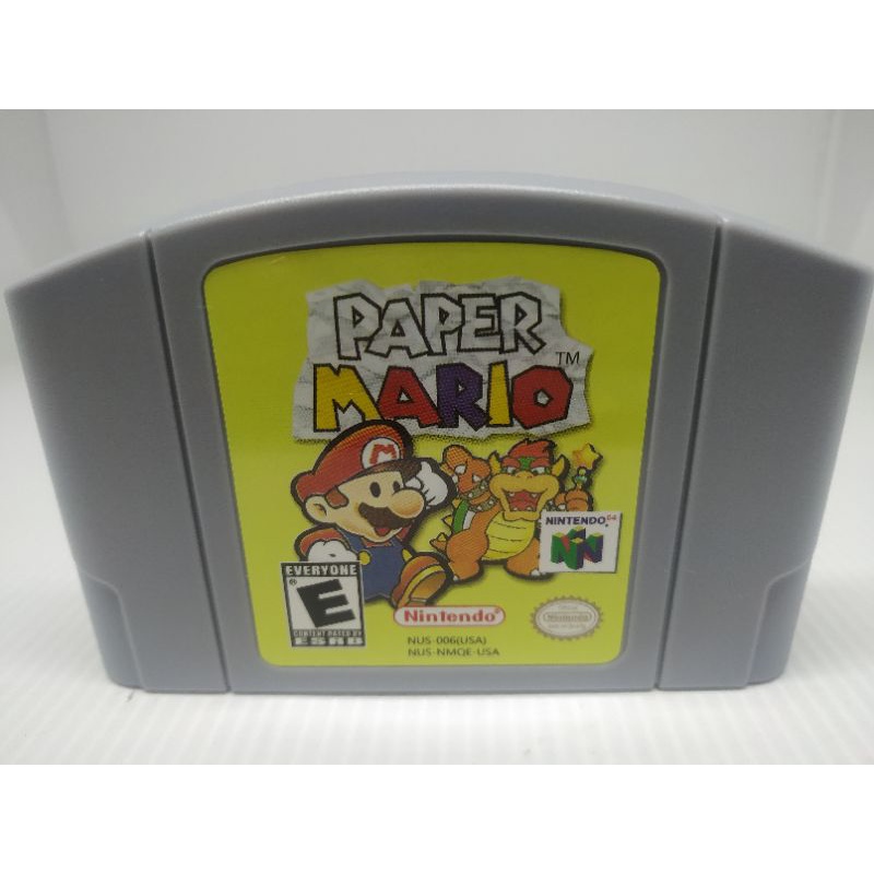 fita paper Mario Nintendo 64 novo | Shopee Brasil