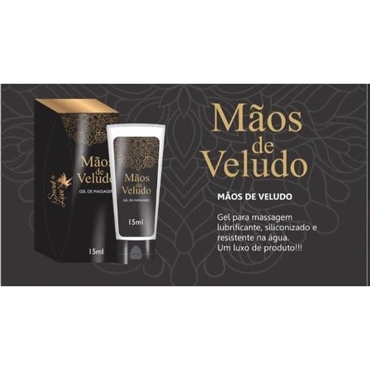 Mãos de veludo- LUBRIFICANTE SILICONADO 15ML SECRET LOVE | Shopee Brasil