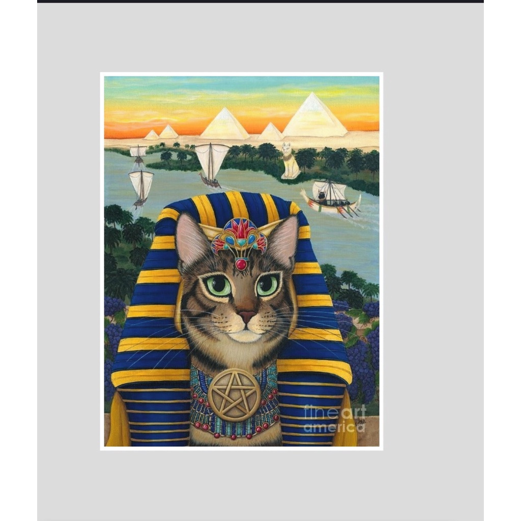 Quadro egito antigo Ailuros deusa Bast Ubasti gato egípcio | Shopee Brasil