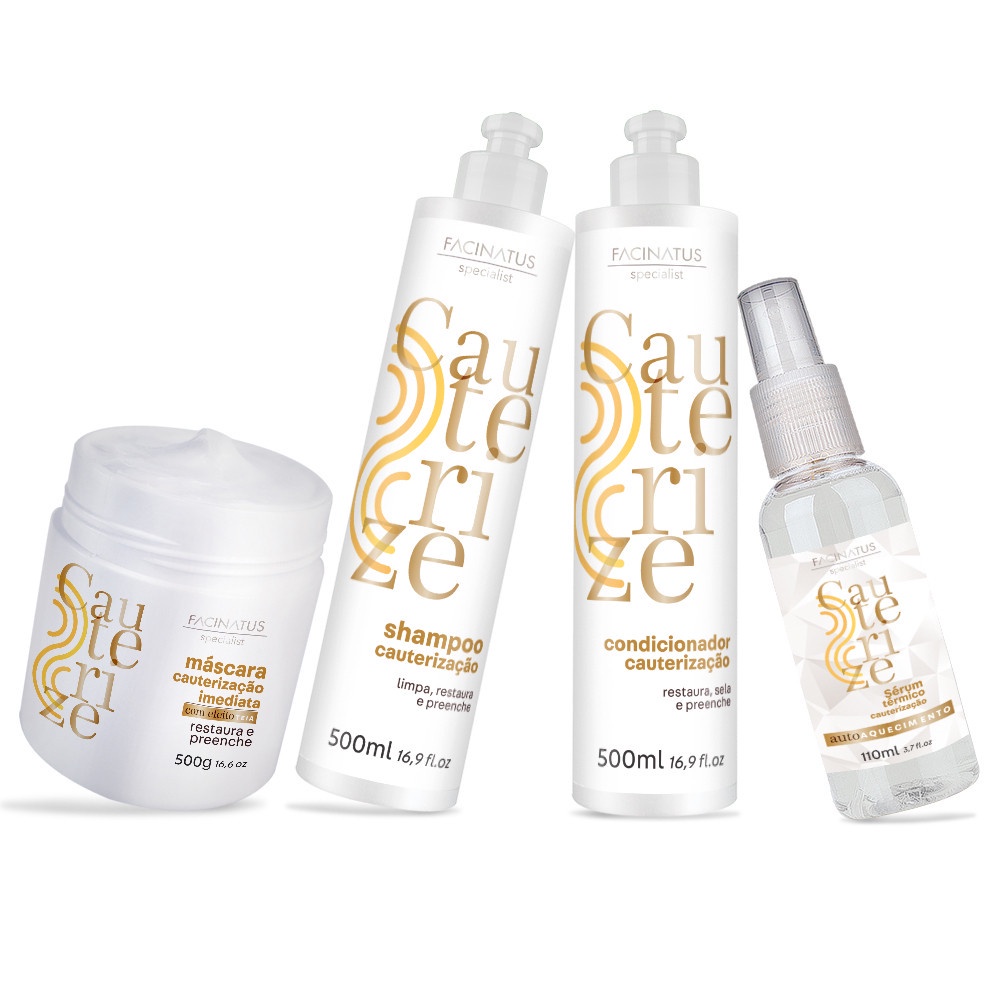 Kit de Tratamento Capilar Cauterize Facinatus Specialist | Shopee Brasil