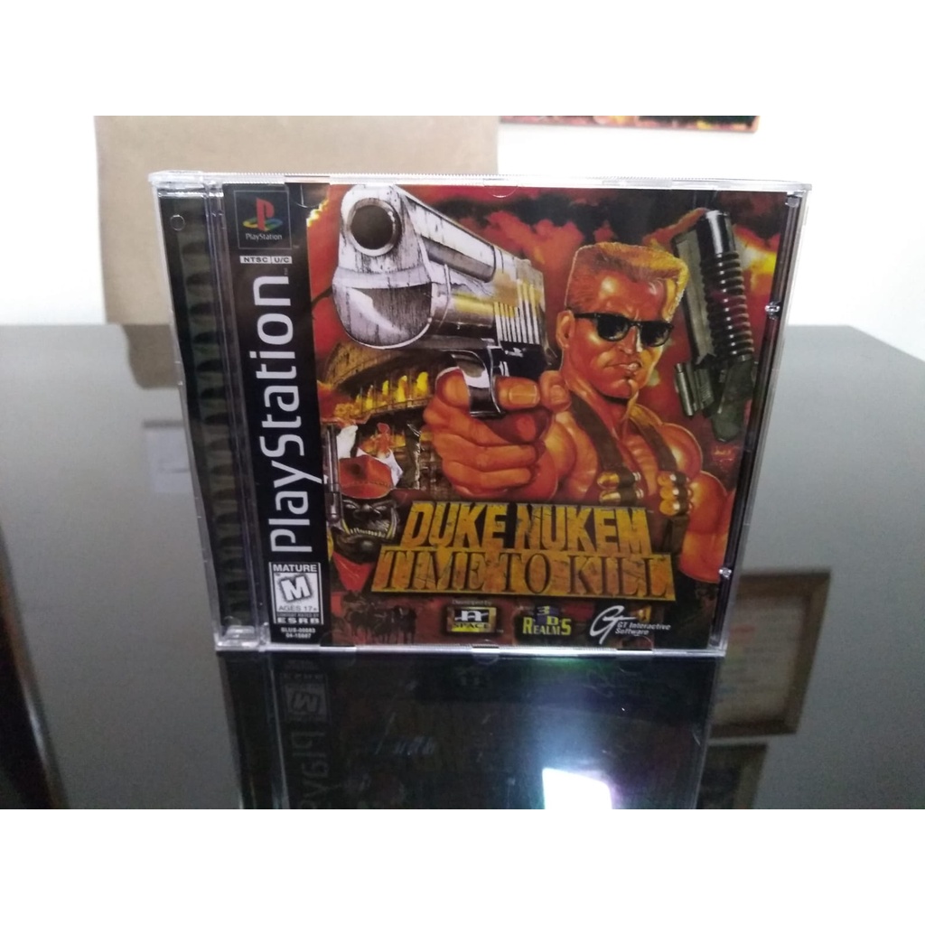 Duke Nukem Time To Kill + manual (Patch) - PS1 midia preta | Shopee Brasil