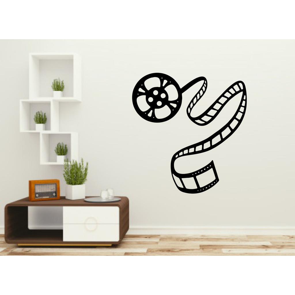 Adesivo de Parede Rolo De Filme Vintage Antigo Cinema | Shopee Brasil