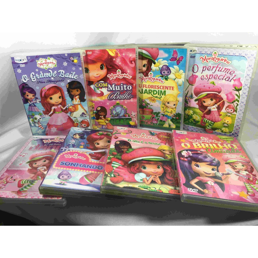 Dvd Moranguinho Coleção Kit 8 Dvds Originais com várias histórias ...