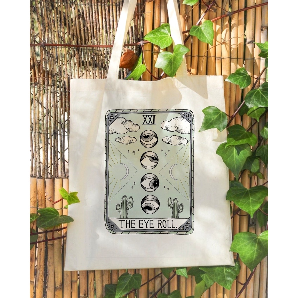 Ecobag The Eye Roll Tarot | Shopee Brasil