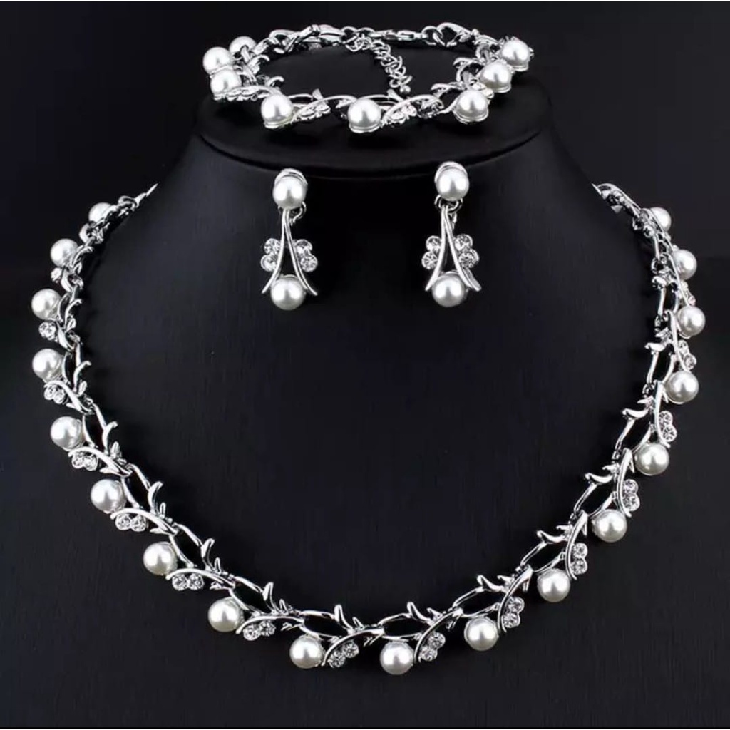 Conjunto Colar Brinco gargantilha perola 15 anos Noiva Debutante Strass ...