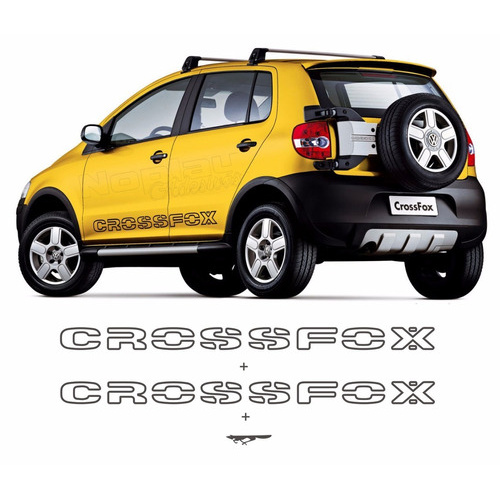 Faixas Laterais Crossfox Kit Completo Qualidade 2006 2007 | Shopee Brasil
