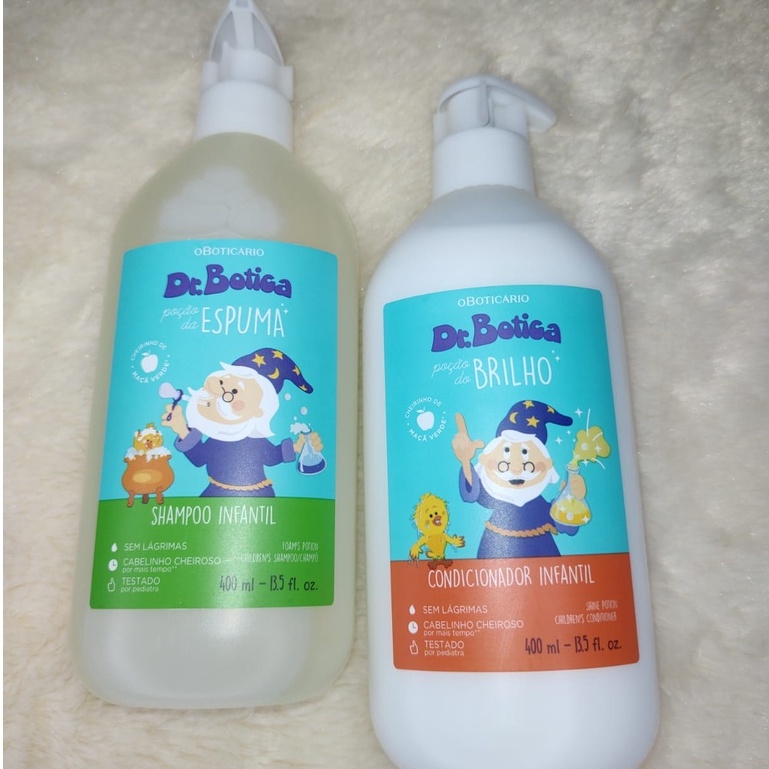 Lançamento Shampoo e Condicionador Infantil Dr. Botica 400ml O ...