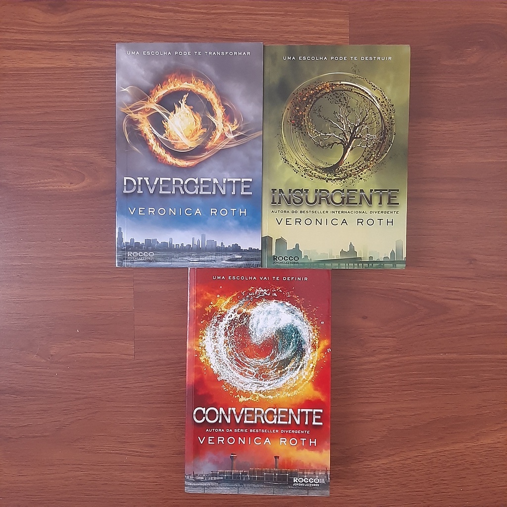 Trilogia Divergente (Divergente, Insurgente e Convergente) - Veronica ...
