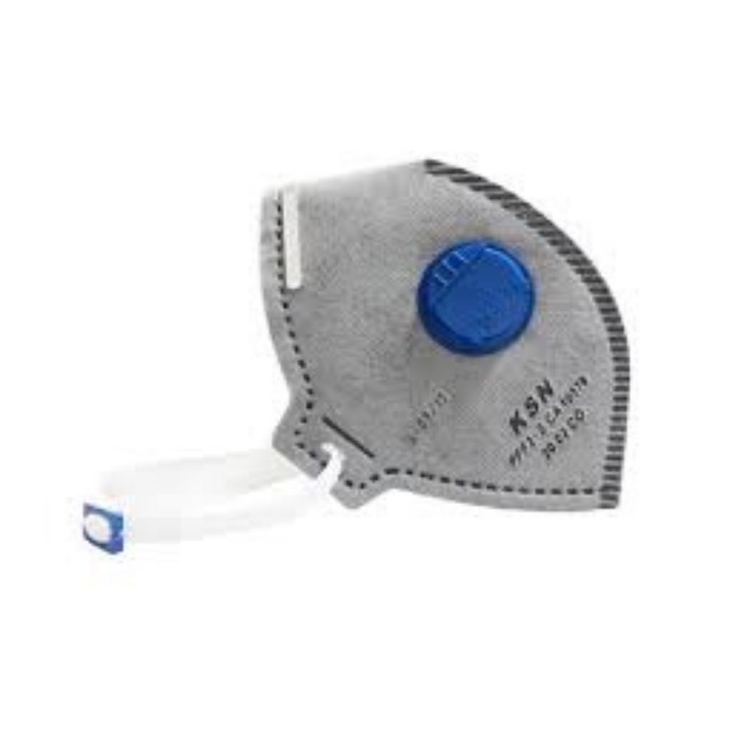 Mascara Respirador Descartavel Pff2 c/valvula e CO filtro de carvao ...