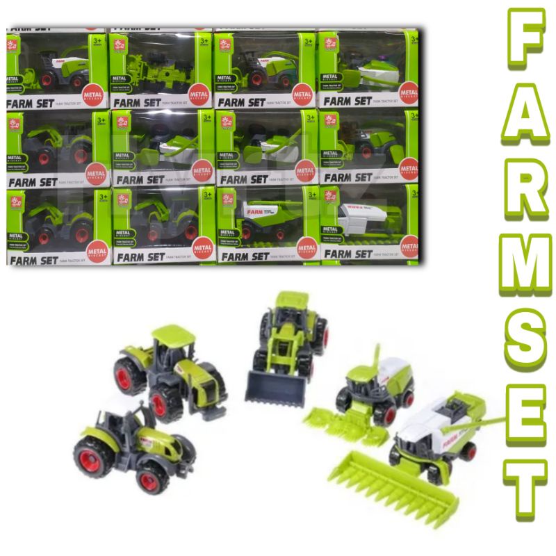 Colheitadeiras E Tratores Farm Set Metal Diecast unidade | Shopee Brasil Colheitadeiras E Tratores Farm Set Metal Diecast unidade | Shopee Brasil