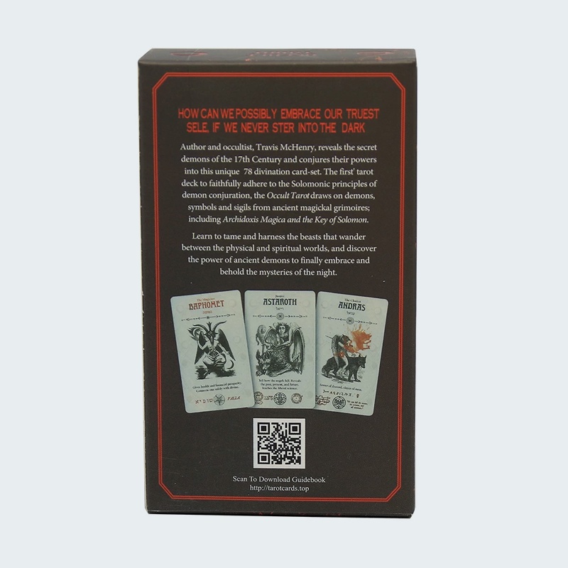 78Card Occult Tarot English Version Oracle Divination Fate Game Deck ...