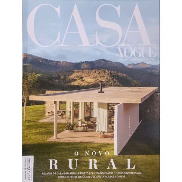 Revista Vogue Edição 431 Agosto 2021 O Novo Rural | Shopee Brasil