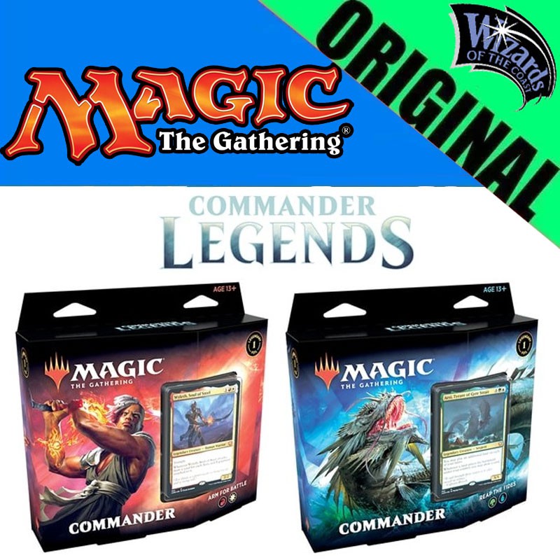 2 Decks Magic: The Gathering Commander Legends Aesi e Wyleth Wizard of the Coast cards cartas ...