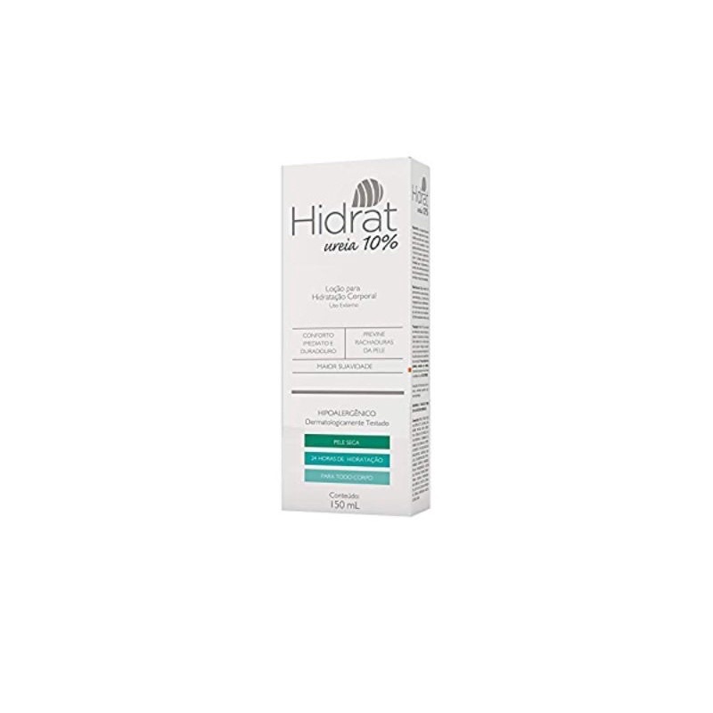Hidrat 10% loção hidratante corporal ureia 150ml - Rachaduras e ...