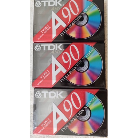Fita K7 Cassete TDK A90 - Lacrada de Fábrica | Shopee Brasil