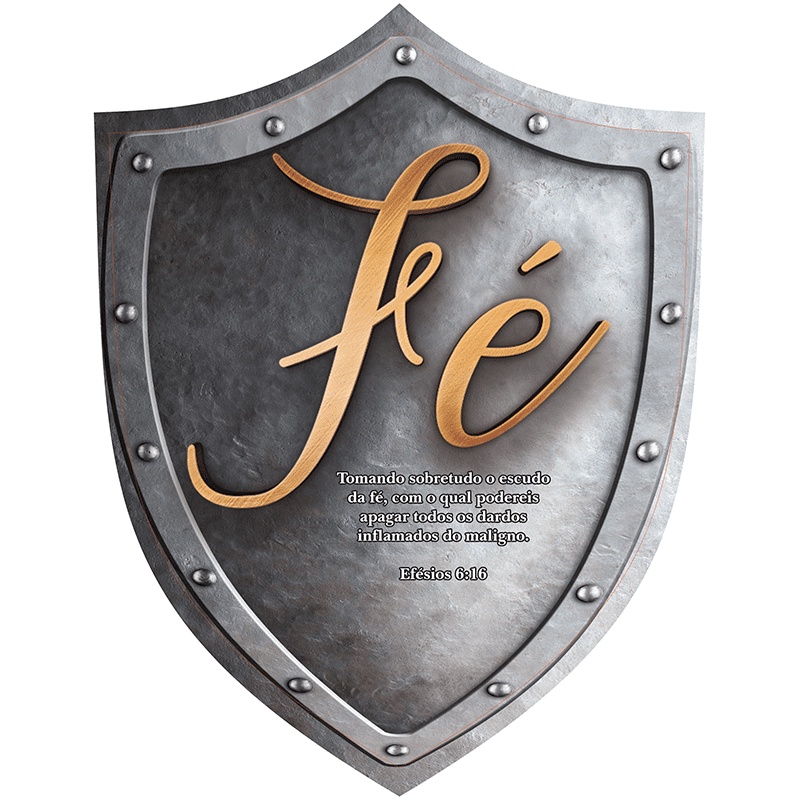 Escudo da Fé de Papel - 100 unidades | Shopee Brasil