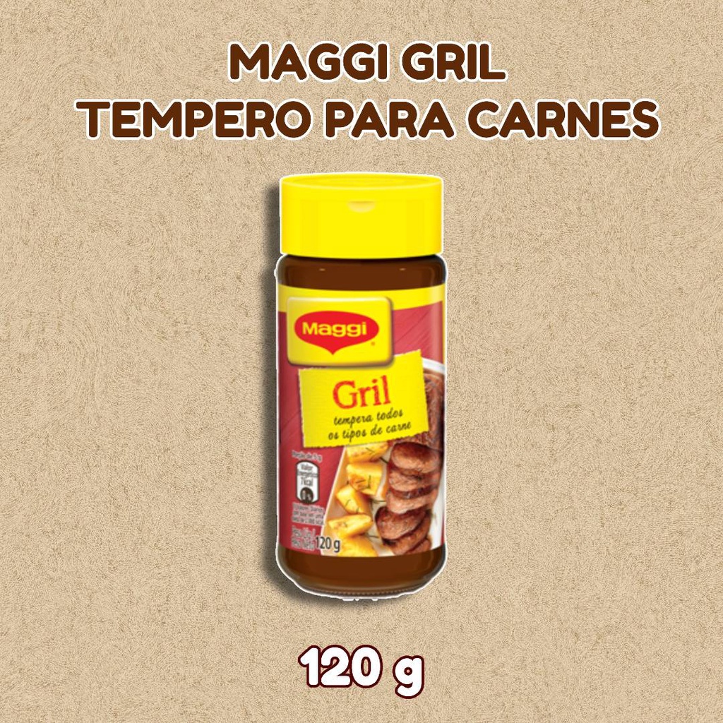 Maggi Gril – Tempero Para Carnes 120g | Shopee Brasil