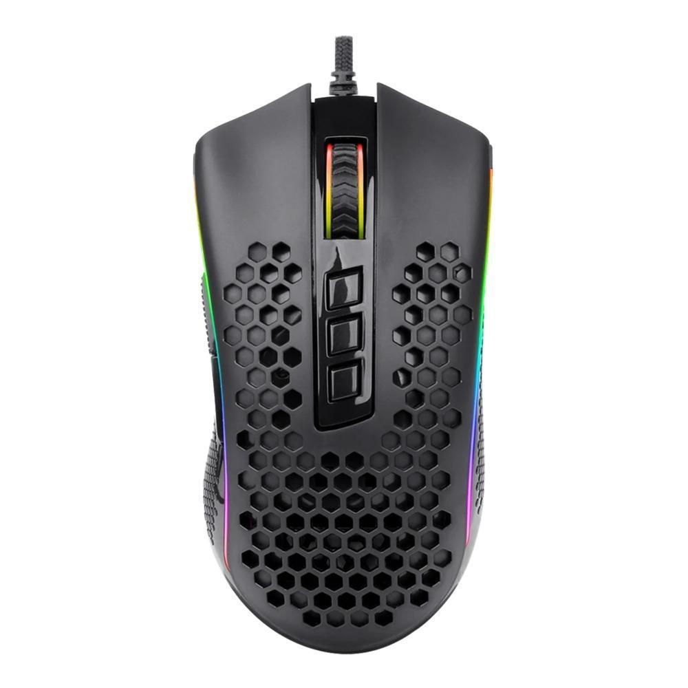MOUSE GAMER REDRAGON STORM RGB - M808-RGB PRETO | Shopee Brasil