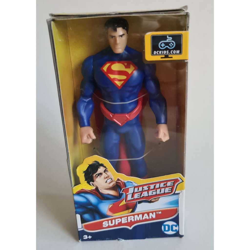 Boneco Superman Dc Justice League 15 cm Mattel | Shopee Brasil
