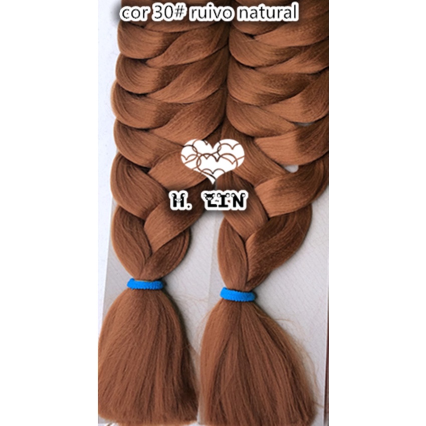 8 pecas pacotes cabelo cor 350# ruivo laranja Kanekalon Jumbo Fibra ...