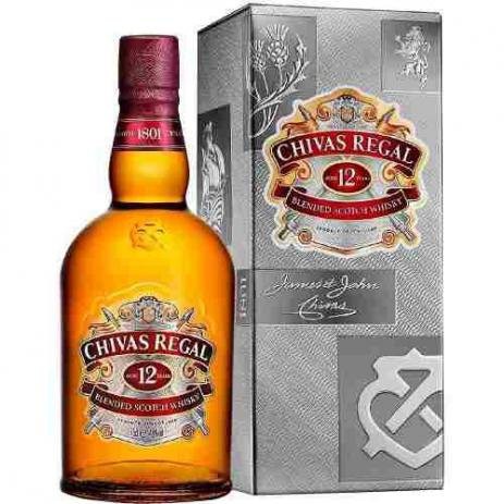 Whisky Escocês 12 Anos Chivas Regal 1litro Original | Shopee Brasil
