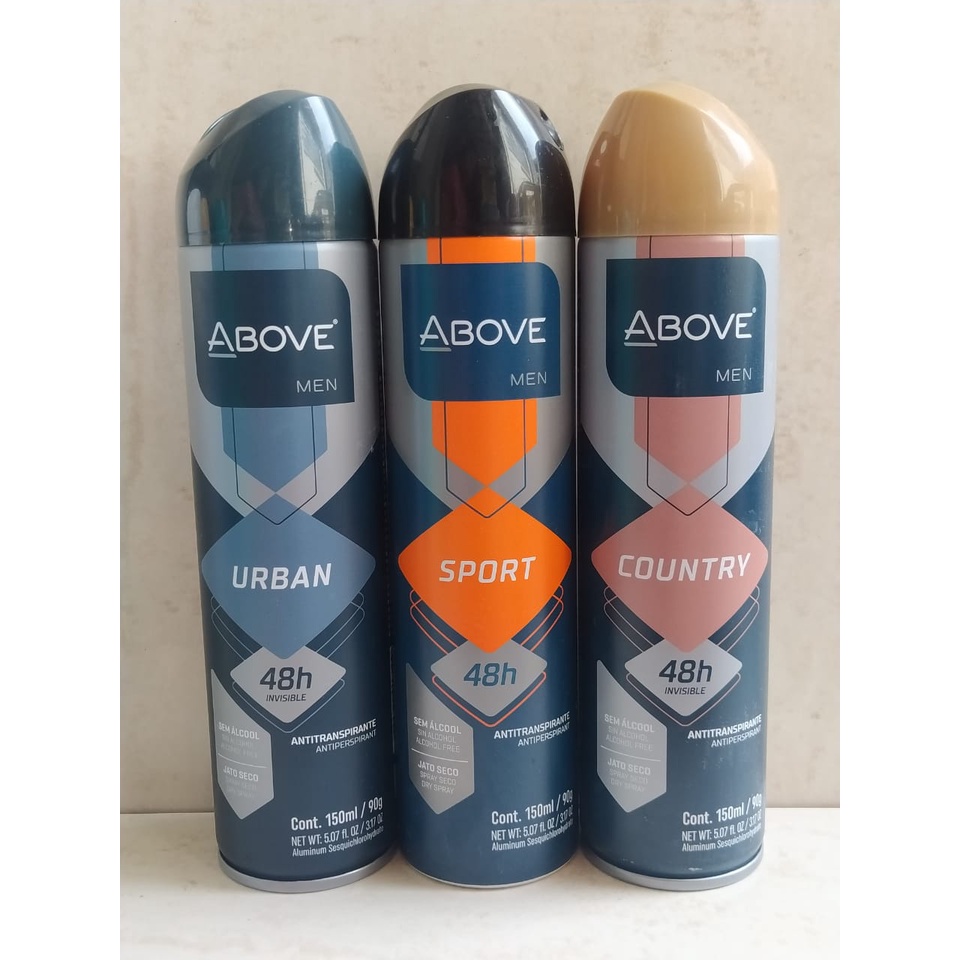 Antitranspirante - Above 150ml - unidade | Shopee Brasil
