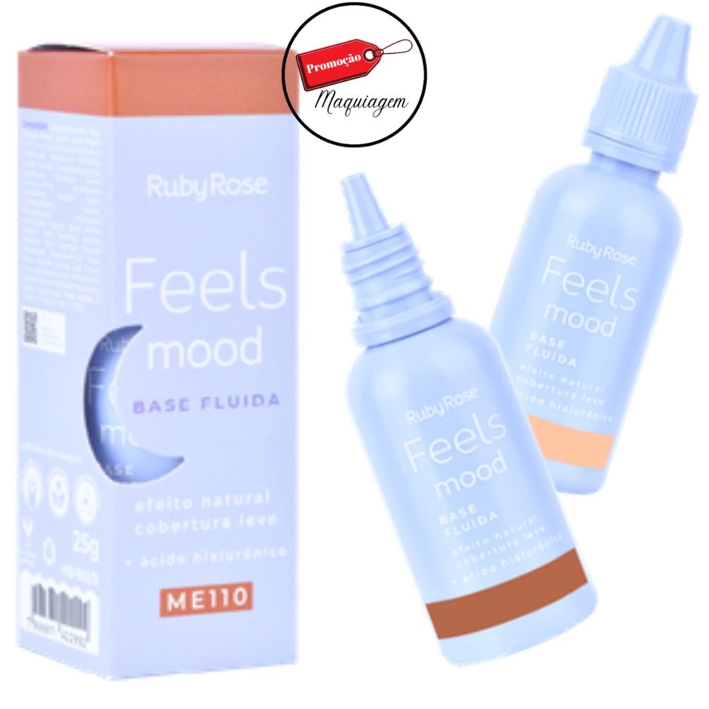 Base Fluida Feels Mood Ruby Rose | Shopee Brasil