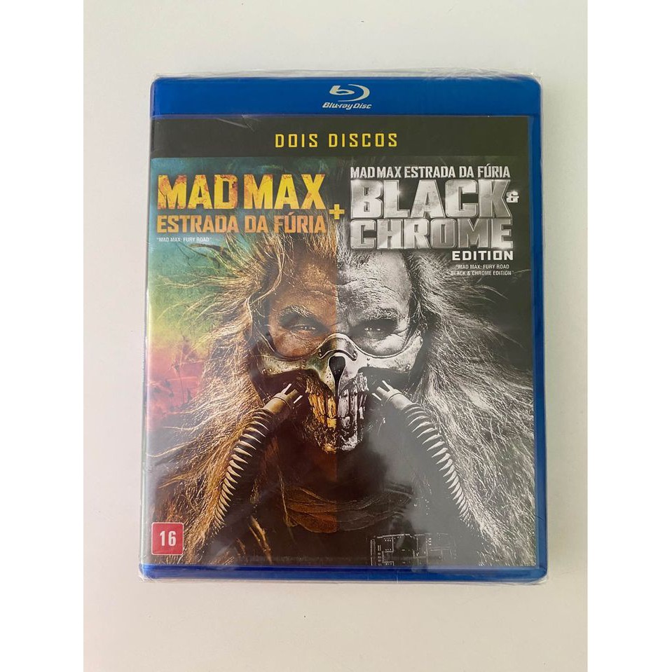 Blu-ray Mad Max: Estrada da Fúria (Black & Chrome Edition) - Lacrado ...