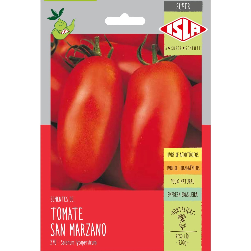 Sementes de Tomate San Marzano 3g Isla Super | Shopee Brasil