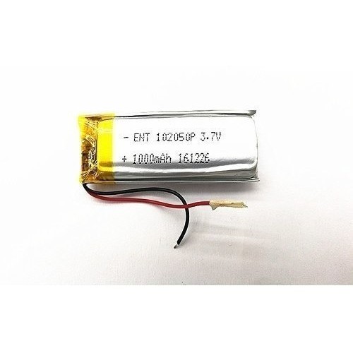 Bateria 102050 3,7v 1000 Mah 10mm Espessura(grossa) | Shopee Brasil