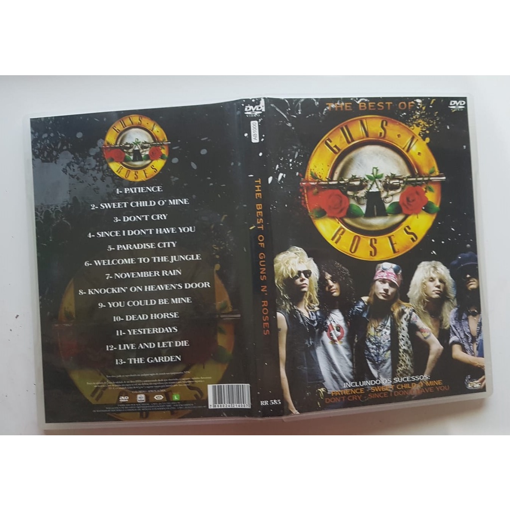 Dvd - The Best Of Guns N Roses - | Shopee Brasil