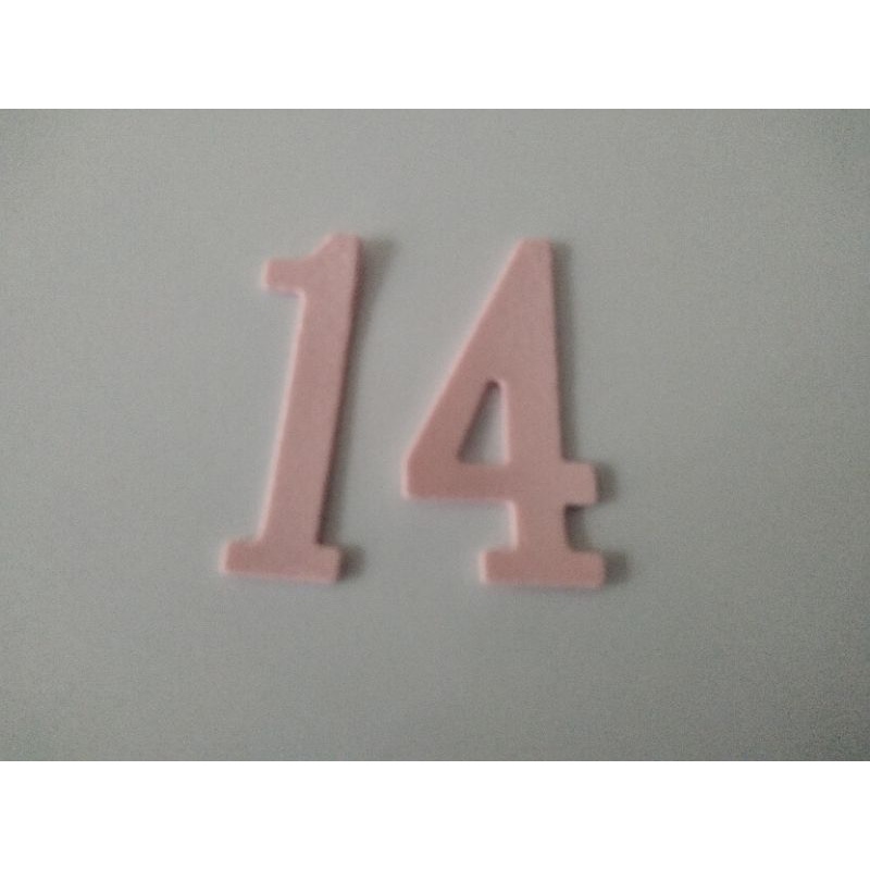 Kit apliques números em eva | Shopee Brasil