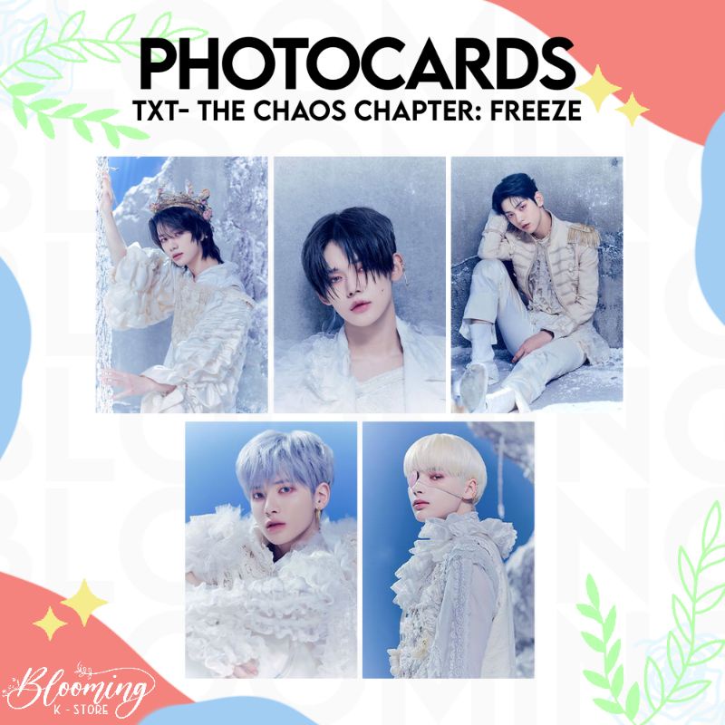Photocards e Pôster TXT - The Chaos Chapter: Freeze | Shopee Brasil
