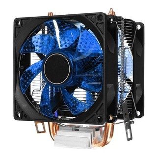 Cooler Duplo Led Cpu Dual Fan Pc Intel Amd 775 1366 1150 1151 1155 1156 ...
