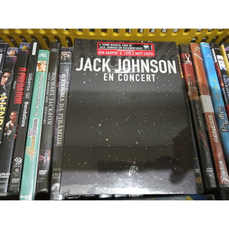 DVD Jack Johnson en concert (NOVO LACRADO) | Shopee Brasil
