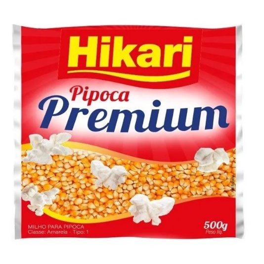 Pipoca Premium Hikari Pacote 500g | Shopee Brasil