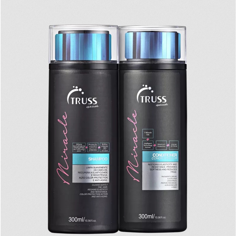 Kit Truss Miracle Shampoo 300ml + Condicionador 300ml | Shopee Brasil