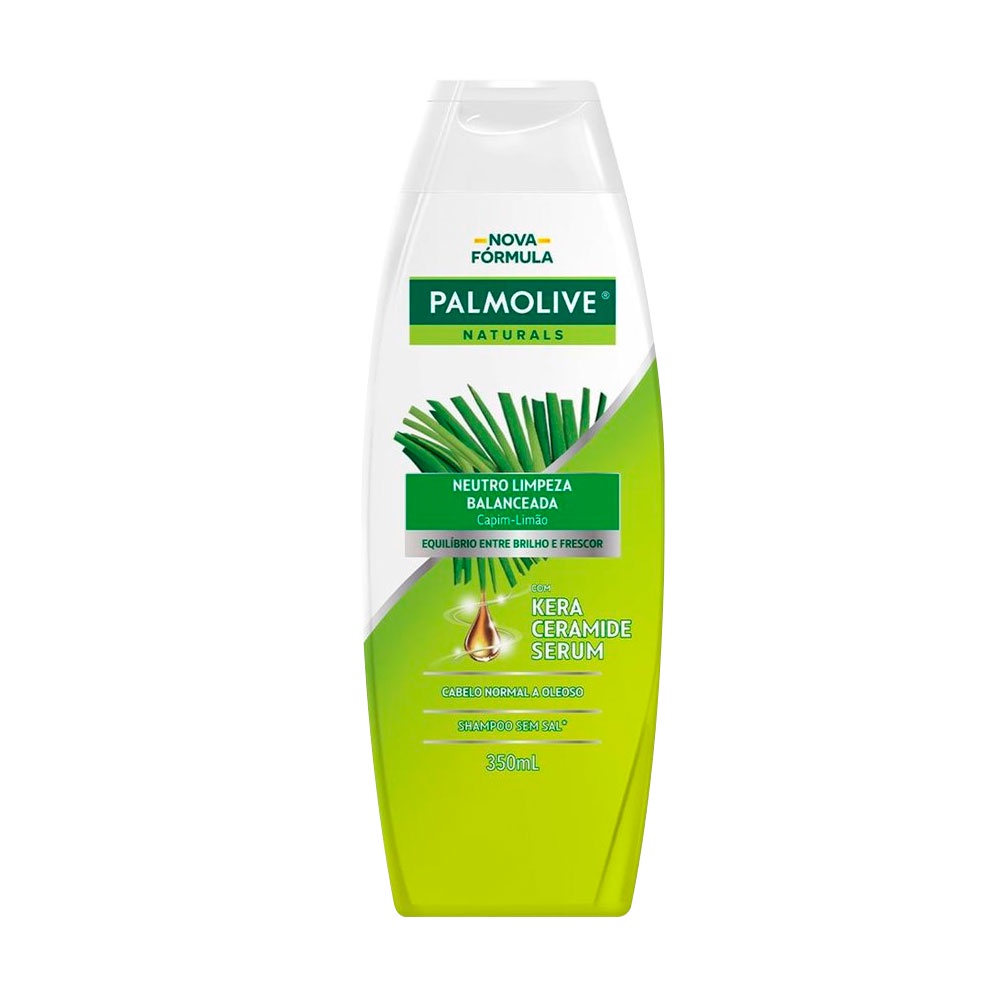 Shampoo Palmolive Neutro Capim - Limão Limpeza Balanceada 350ml ...
