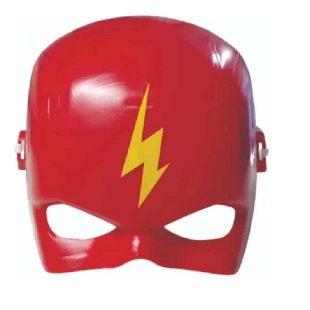 Máscara Flash Infantil Plástico Herói Flash DC Comics | Shopee Brasil