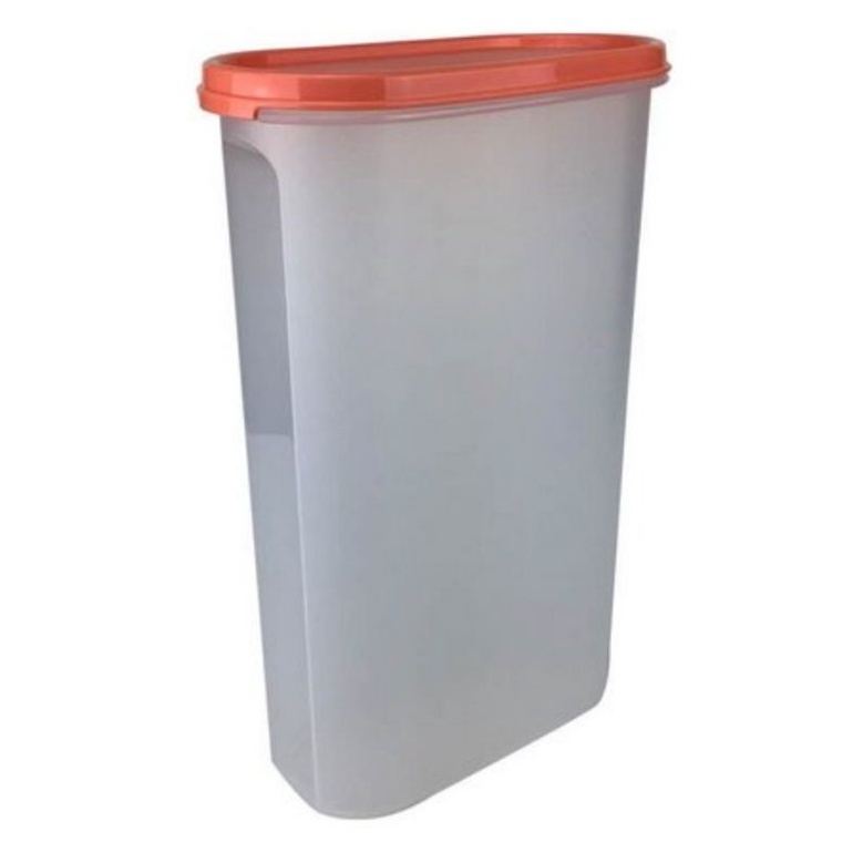 Tupperware Modular Oval 5 Laranja 2,9 litros | Shopee Brasil