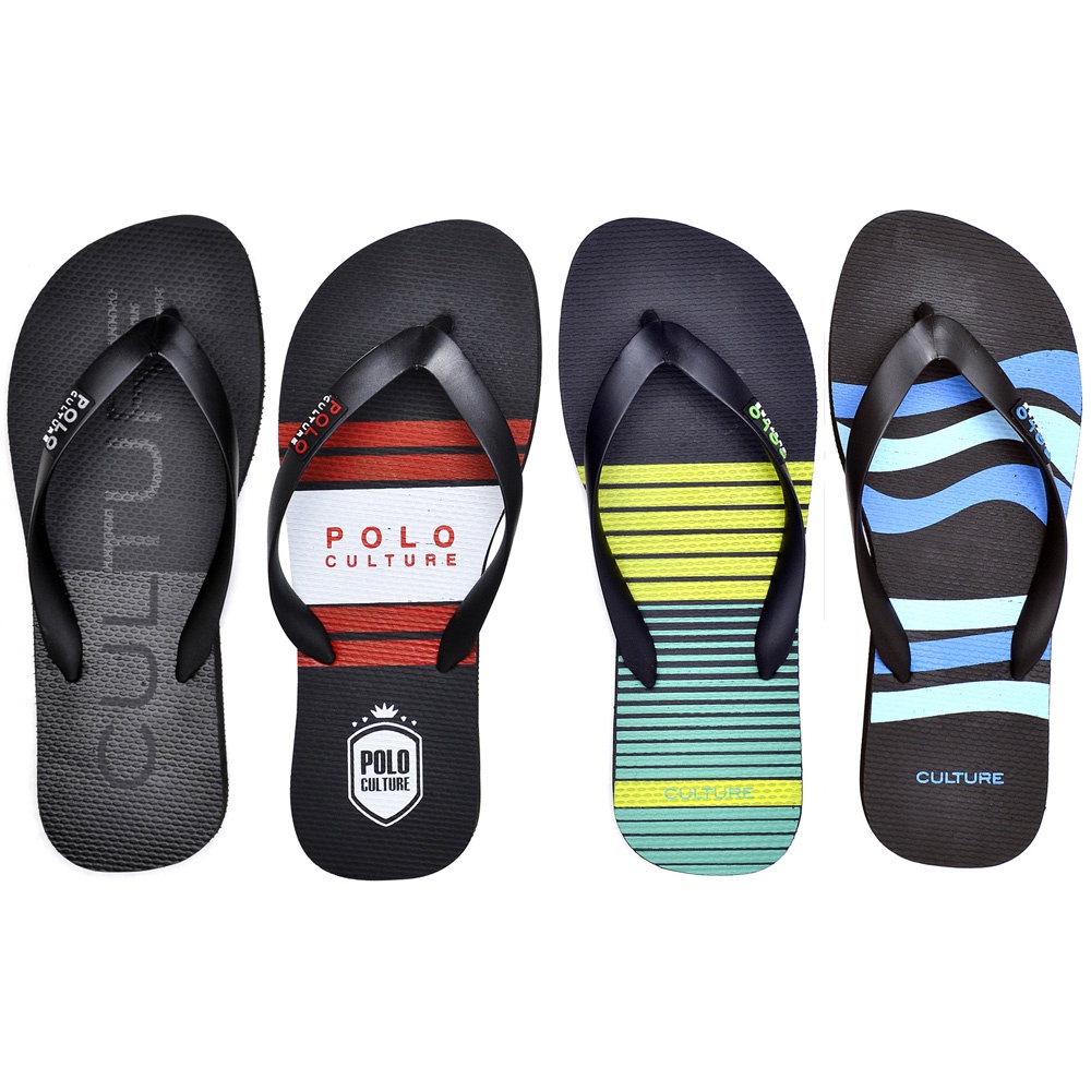 Chinelos Masculinos Kit 4 Street Chinelas Slide Top Basic | Shopee Brasil