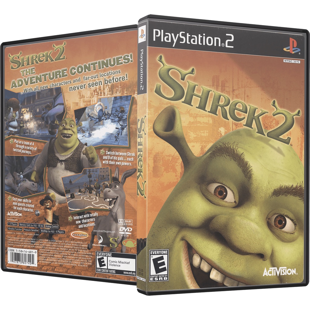 Shrek 2 (USA) para ps2 | Shopee Brasil