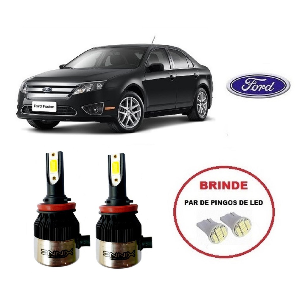 Kit 2 Lampadas Super Led para Farol De Milha Modelo H11 com 6000k e ...