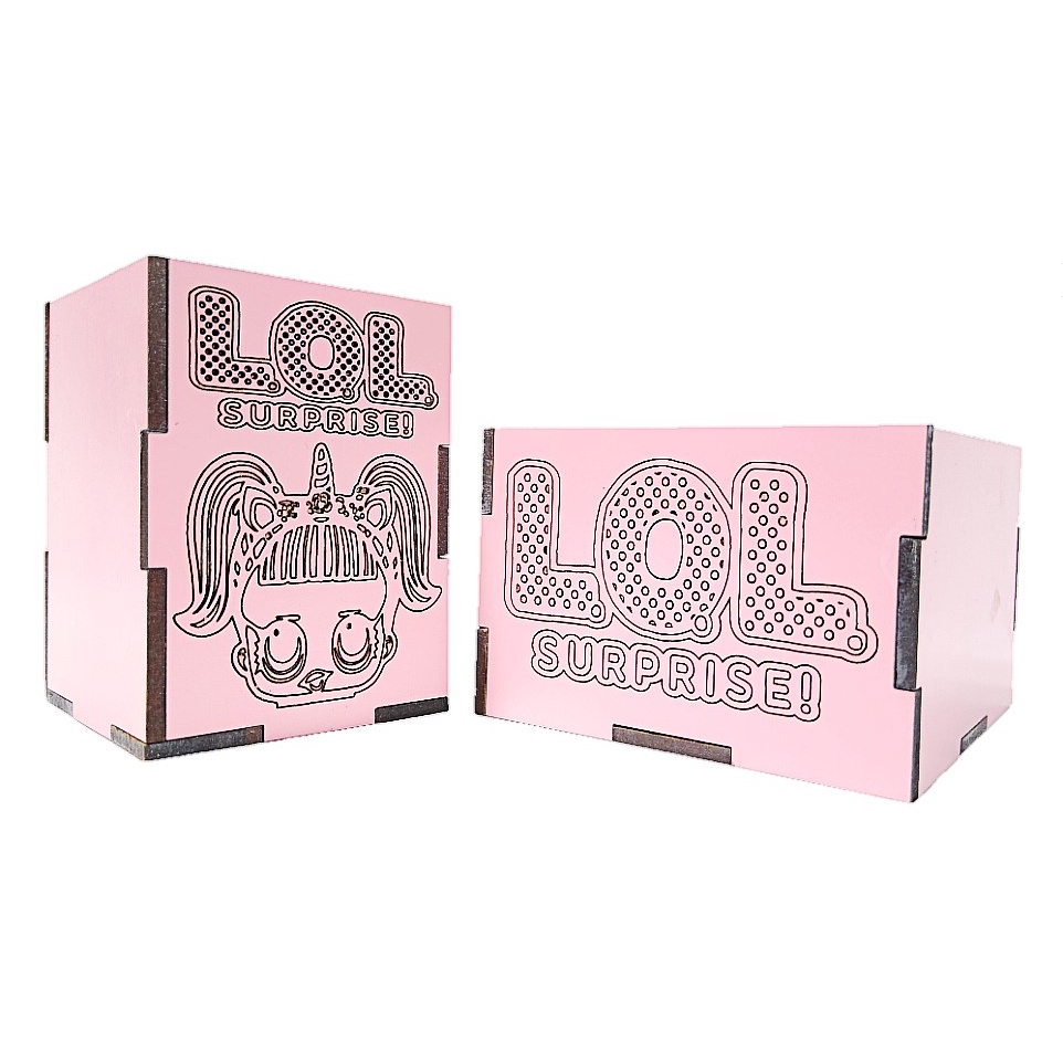 LOL SURPRISE - 2 Kits Porta Objetos Multiuso (2 Unidades Cada Kit ...