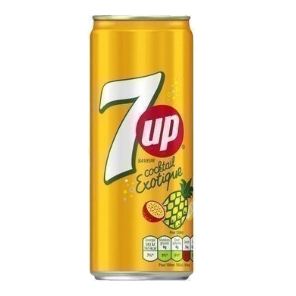 Refrigerante 7up Cocktail Exotic Seven Up Importado 1 Lata | Shopee Brasil