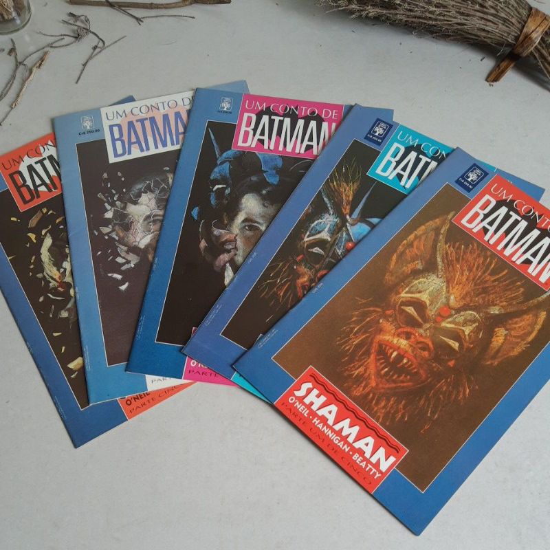 Um conto de Batman Shaman minissérie completa 5 Volumes, O'Neil ...