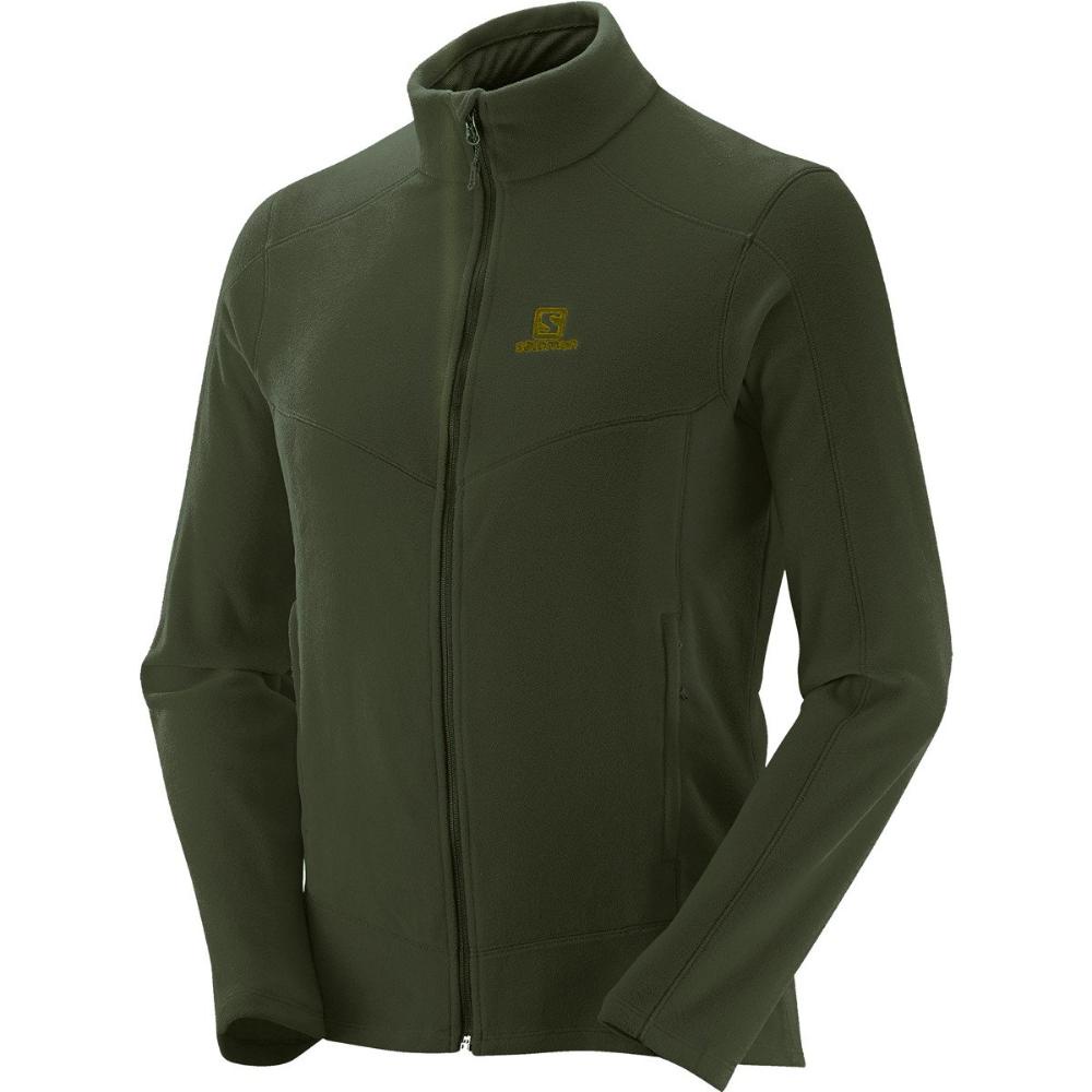 Jaqueta Salomon Fleece Polar II Masculina Verde | Shopee Brasil